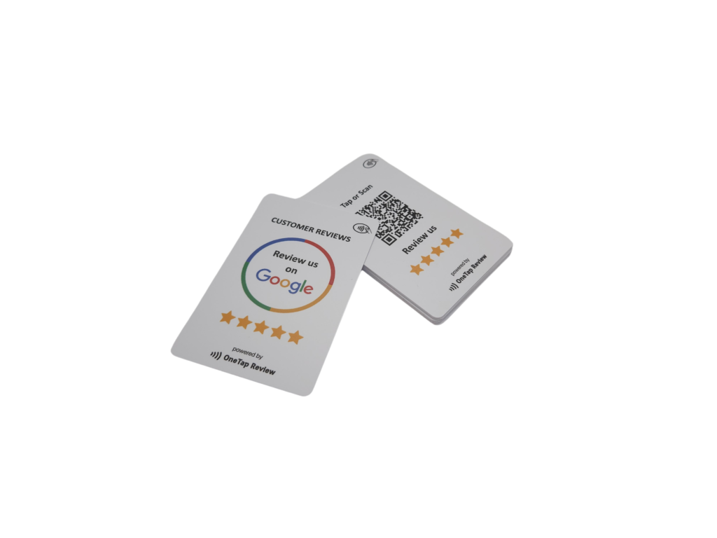 Google Review Card - QR & NFC Google Tap Review Cards - OneTap Review